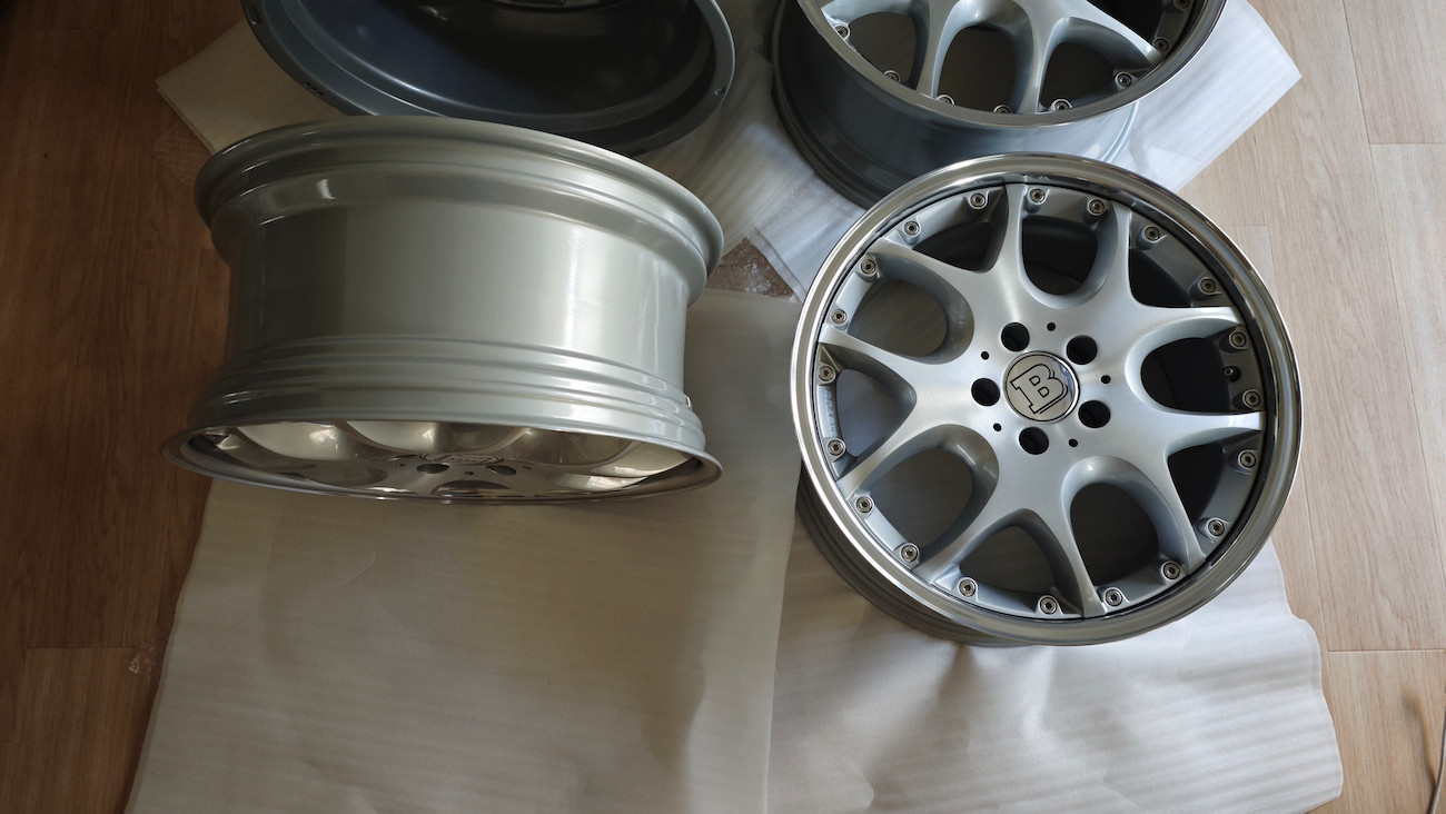 Staggered 2-Piece 18" BRABUS Monoblock V Wheels For Sale | The MB Market