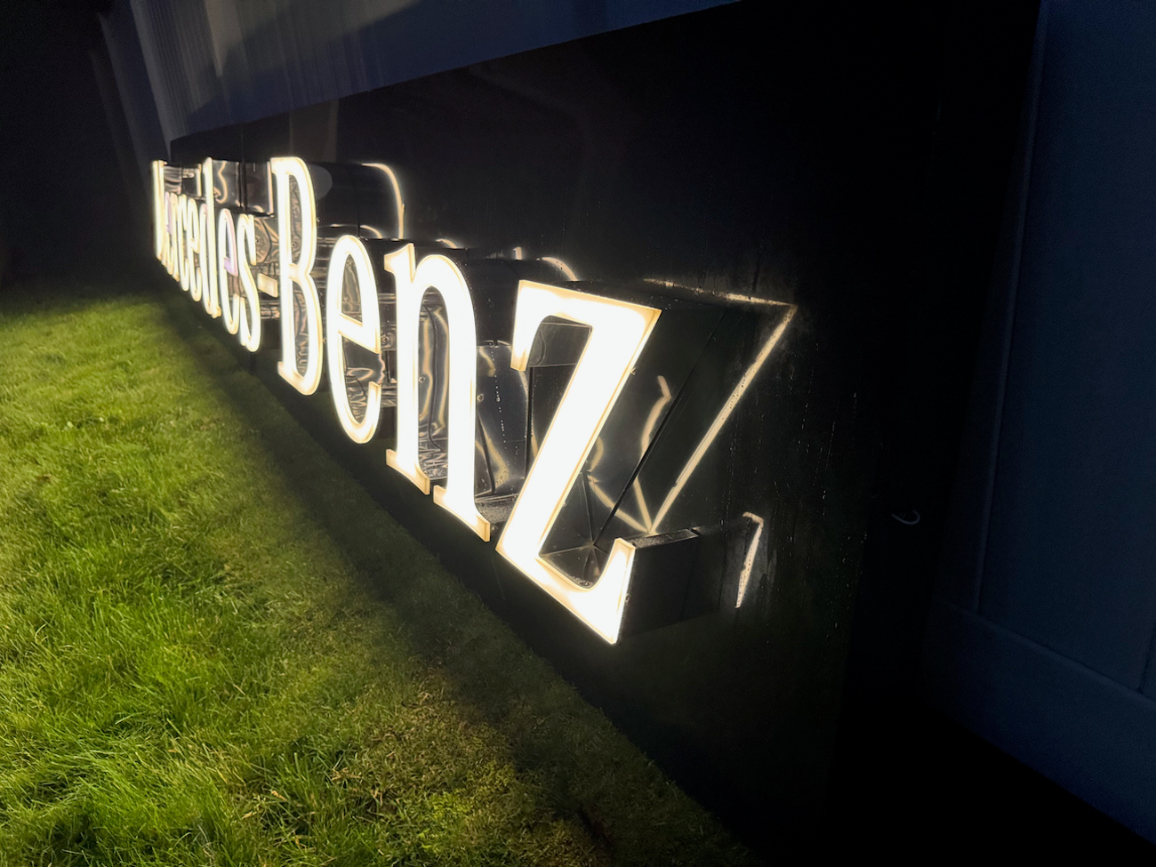 Original 15ft Mercedes-Benz Dealership Sign For Sale | The MB Market