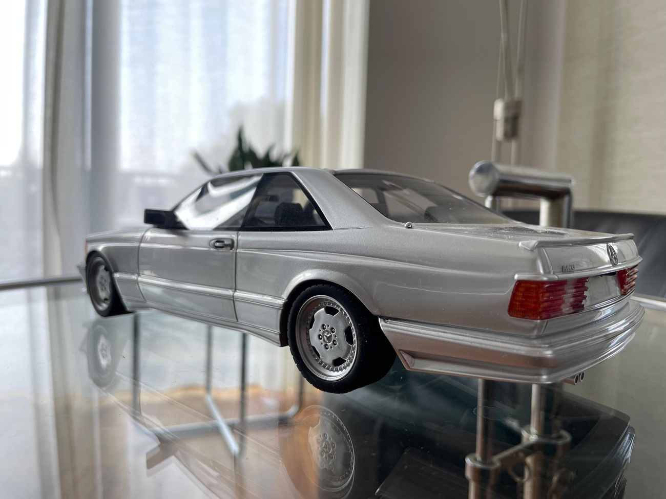 #34/66 Ivy Merit Mercedes-Benz 560SEC 6.0 AMG Widebody 1:18 Model For ...