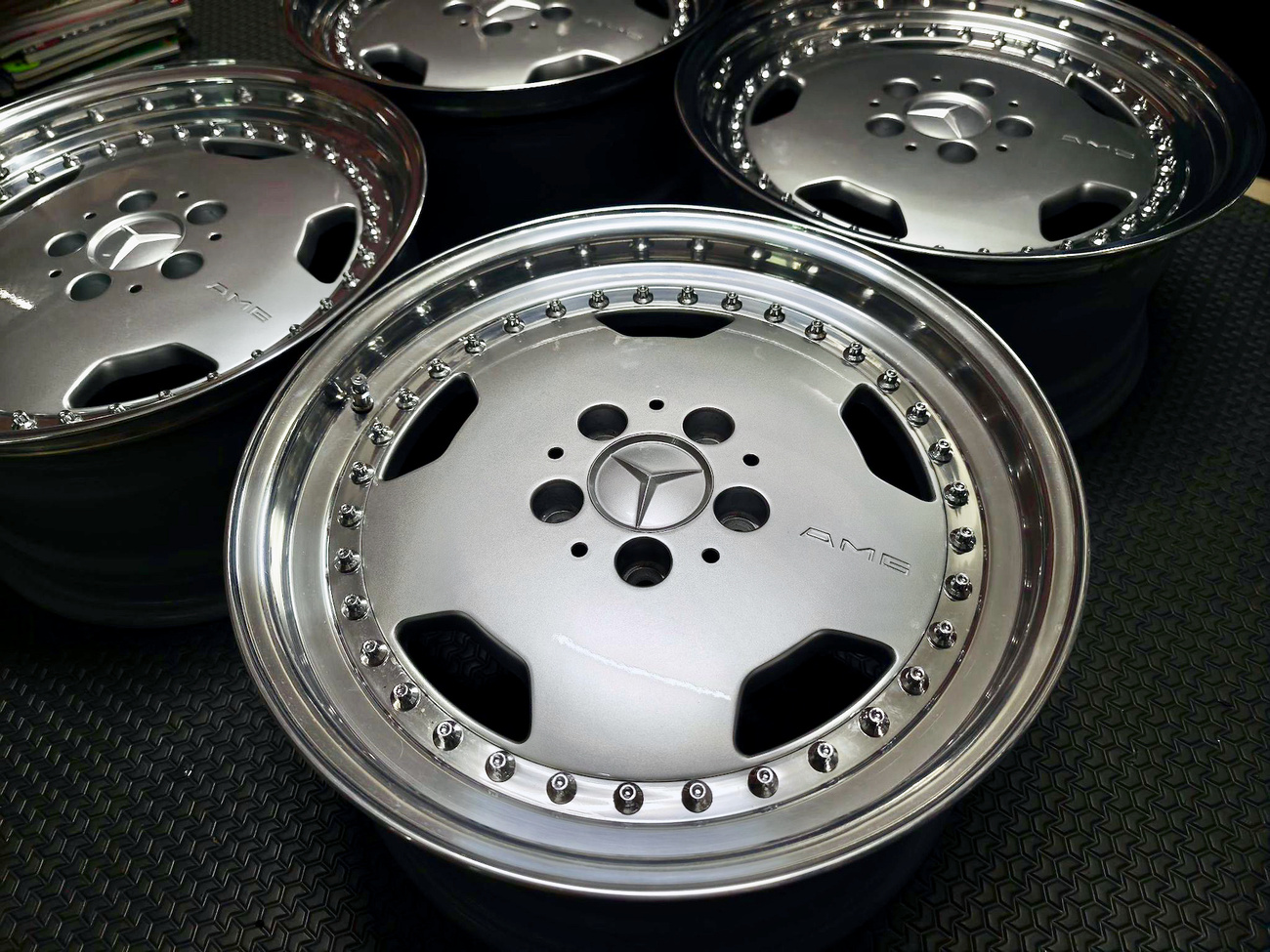 Squared 17" AMG Aero III Wheels for W124 by OZ Racing For Sale | The MB ...