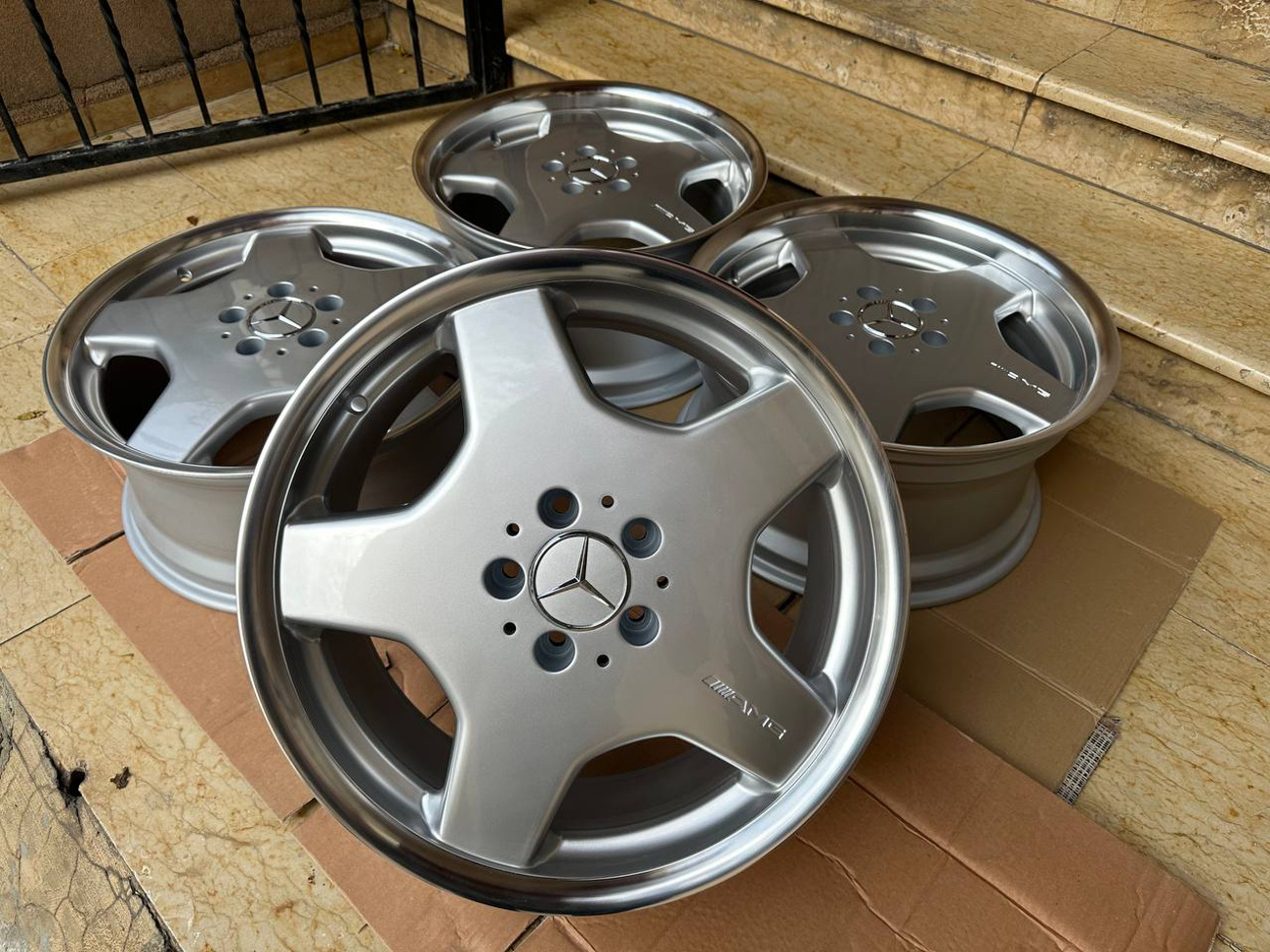 Staggered 18" AMG Monoblock Wheels For Sale | The MB Market