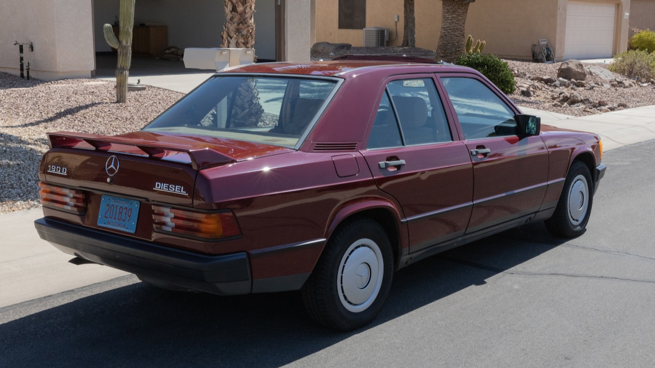 One-Owner 1985 Mercedes-Benz 190D Euro 5-Speed w/55k Miles For Sale ...