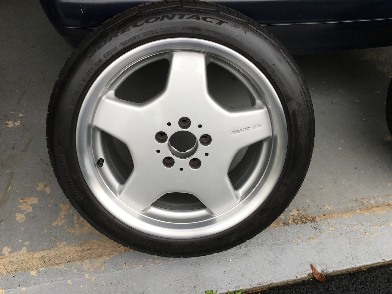 Staggered 18" AMG Monoblock Wheels w/Continental Tires For Sale | The ...