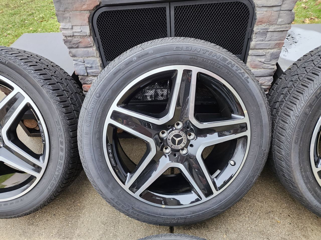 NO RESERVE: W166 Mercedes-Benz GLE 20" AMG Wheels & Tires For Sale ...