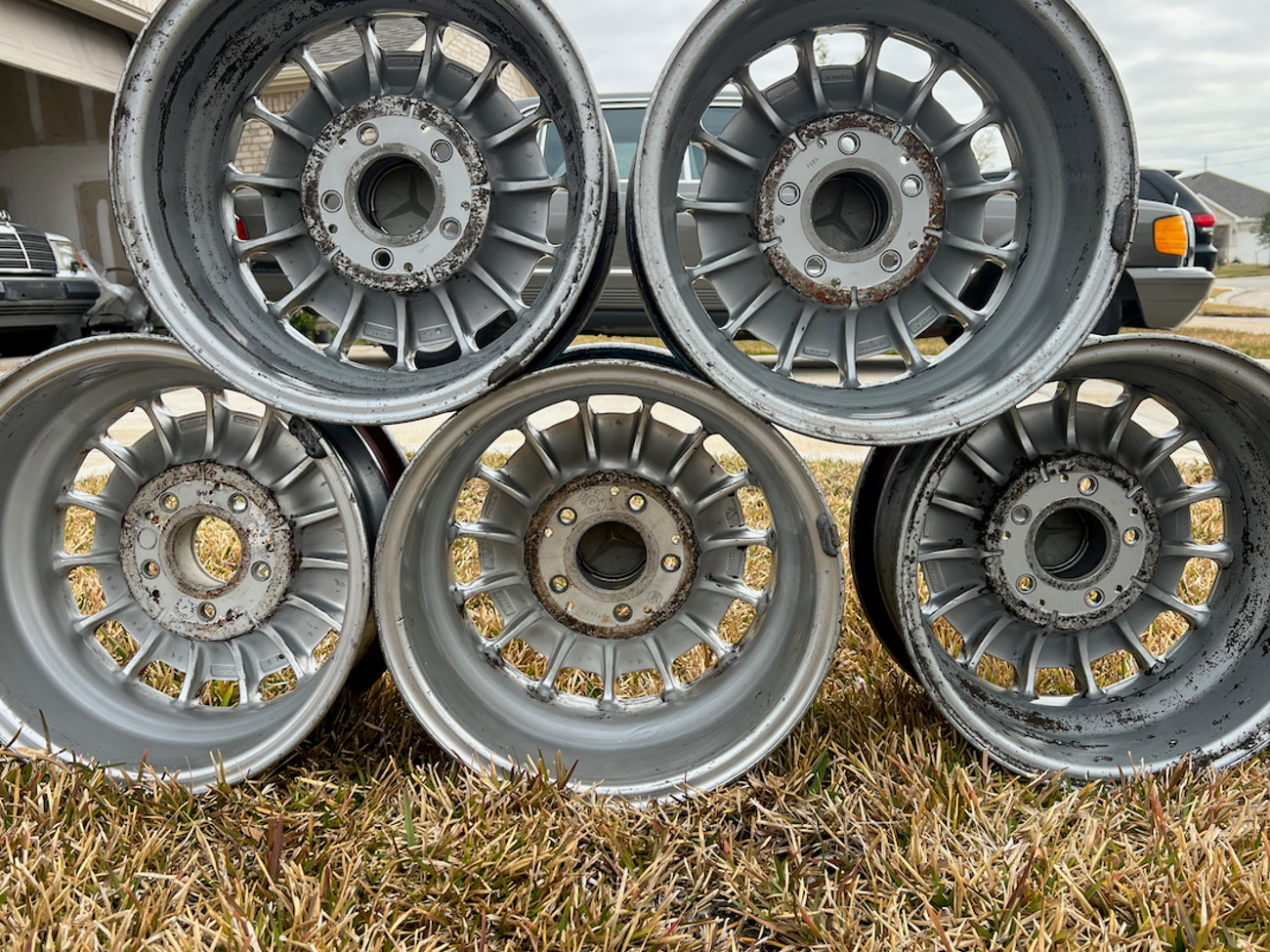 NO RESERVE: Authentic 14" Mercedes-Benz Bundt Wheels For Sale | The MB ...