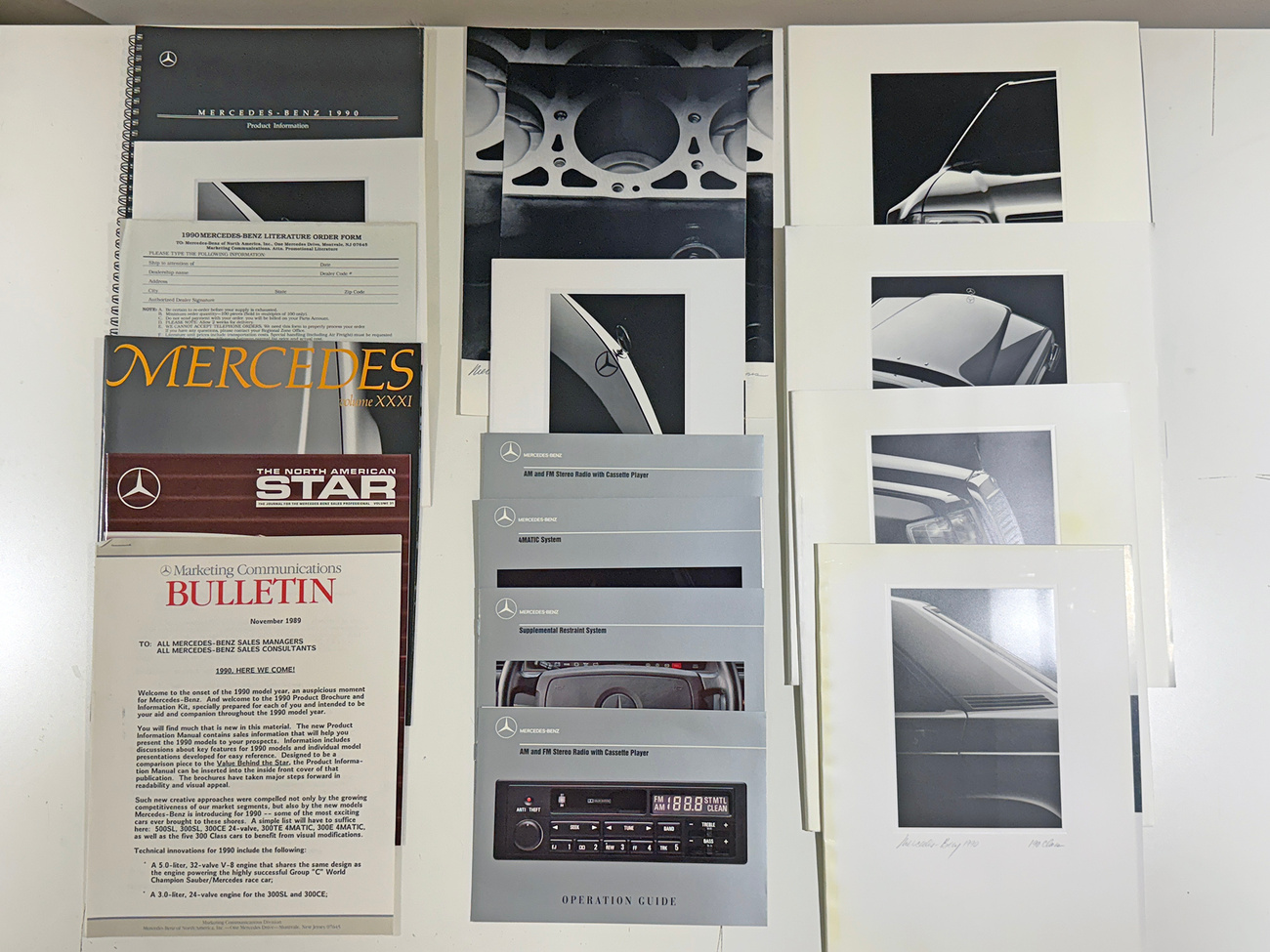 Collection of Mercedes-Benz Literature & Press Kits For Sale | The MB ...