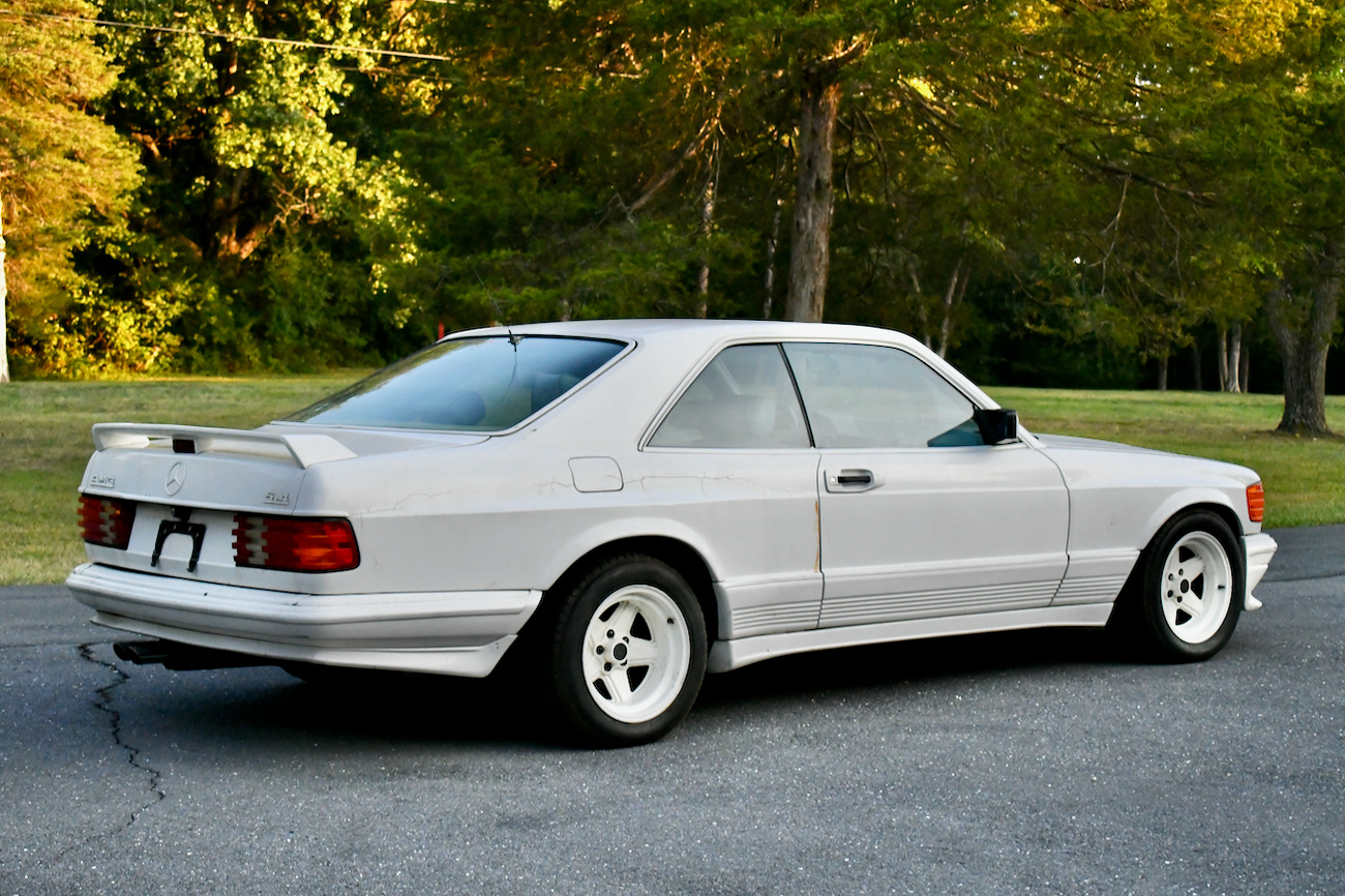 Barn Find: 1984 Mercedes-Benz 500SEC 5.4 AMG Widebody Project For Sale ...