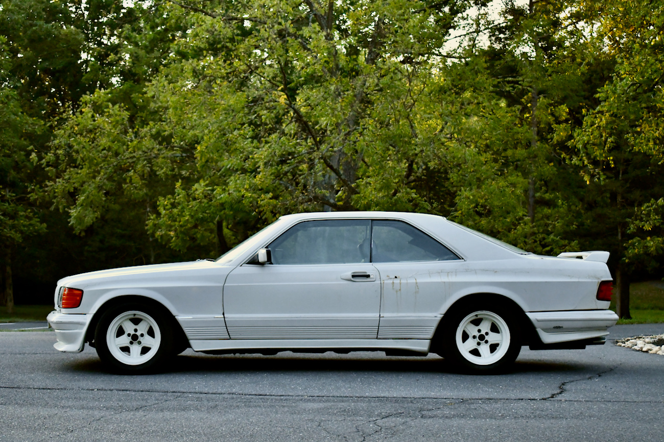 Barn Find: 1984 Mercedes-Benz 500SEC 5.4 AMG Widebody Project For Sale ...