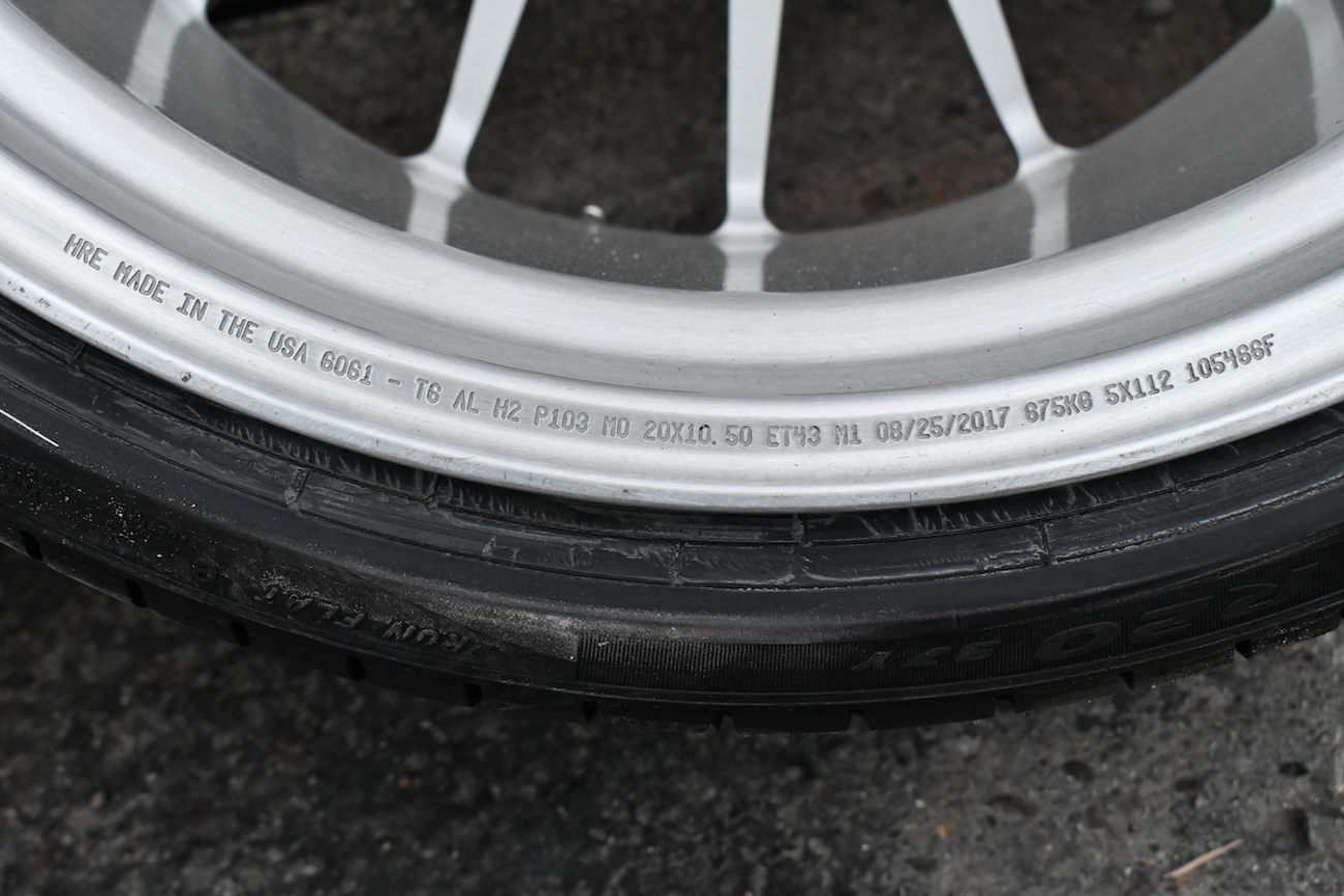 NO RESERVE: Staggered HRE Wheels & Tires for SL65 AMG Black Series For ...