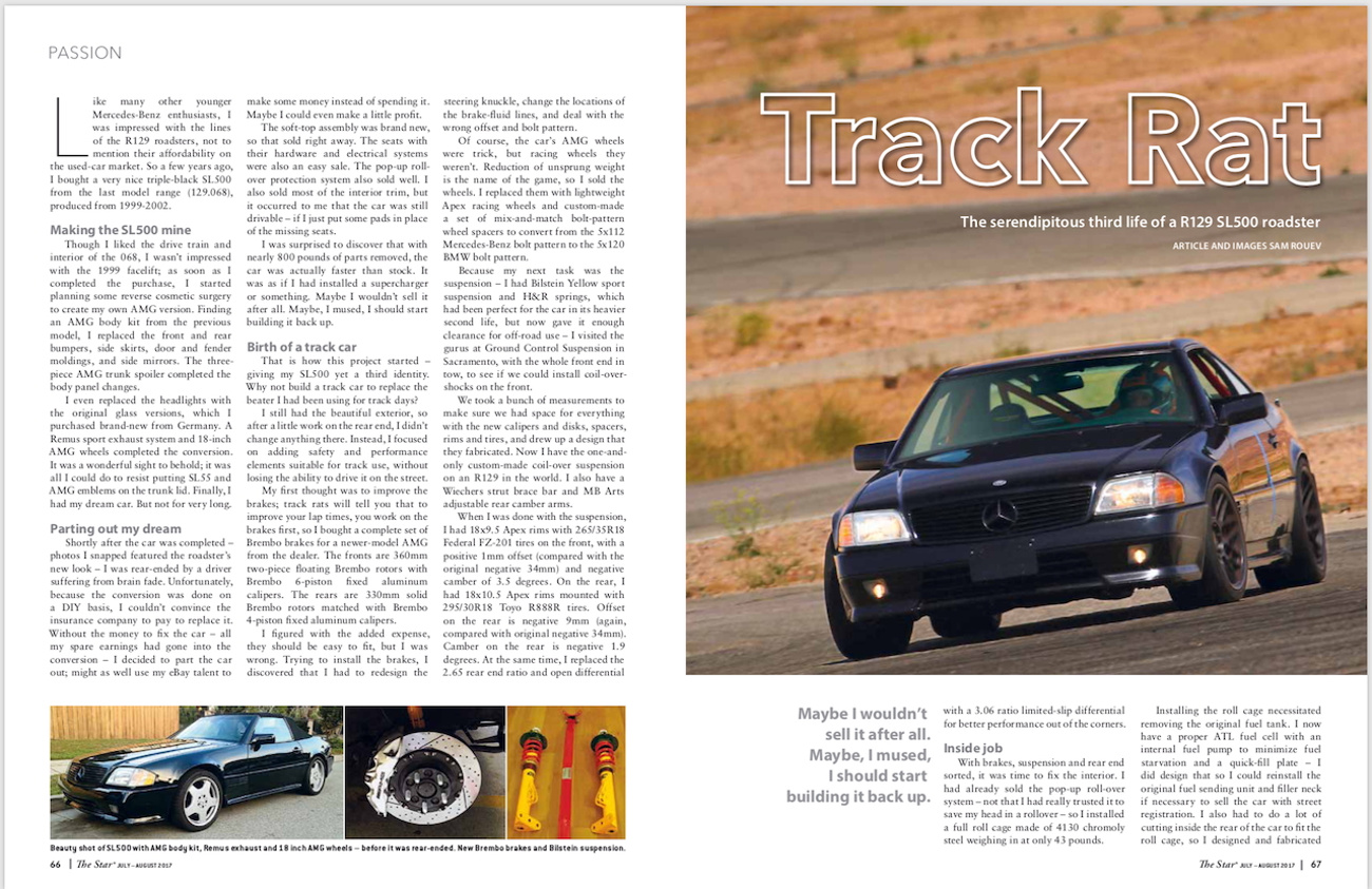 1999 Mercedes-Benz SL500 Track Car For Sale | The MB Market