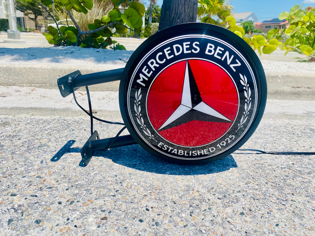 No Reserve: Double-Sided Illuminated Mercedes-Benz Sign For Sale | The ...