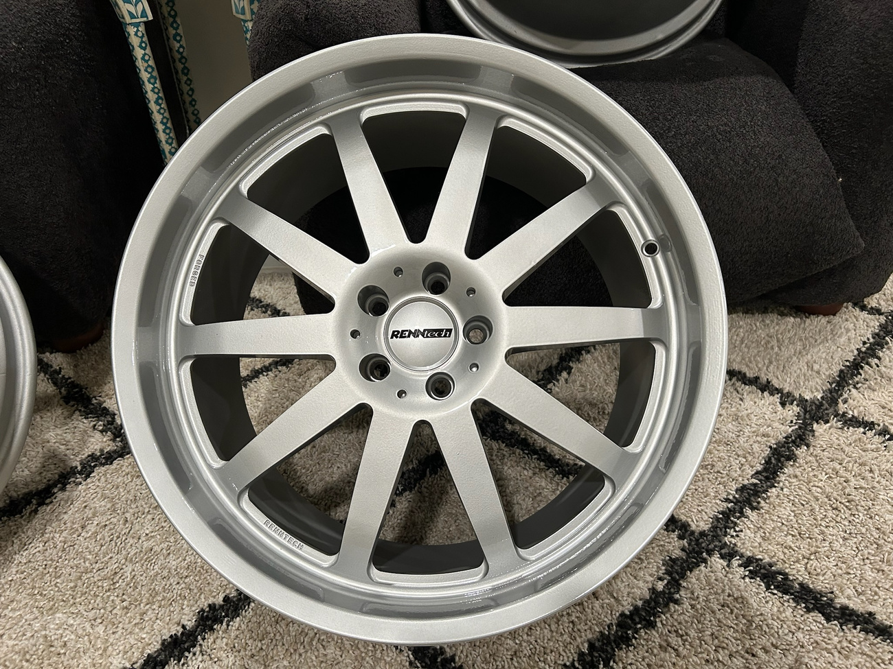Staggered 20" RENNtech Monolite Forged Wheels For Sale | The MB Market