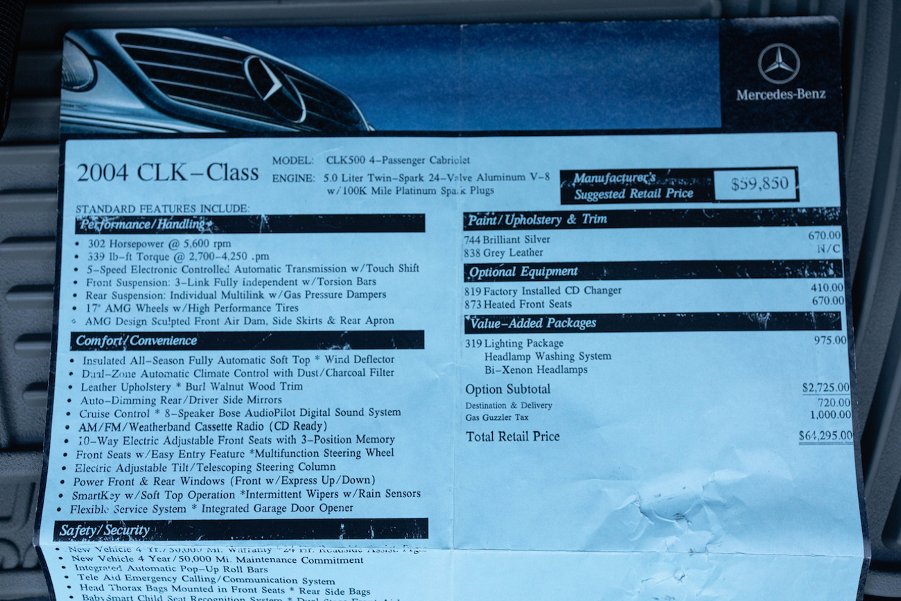 25k-Mile 2004 Mercedes-Benz CLK500 Cabriolet For Sale | The MB Market
