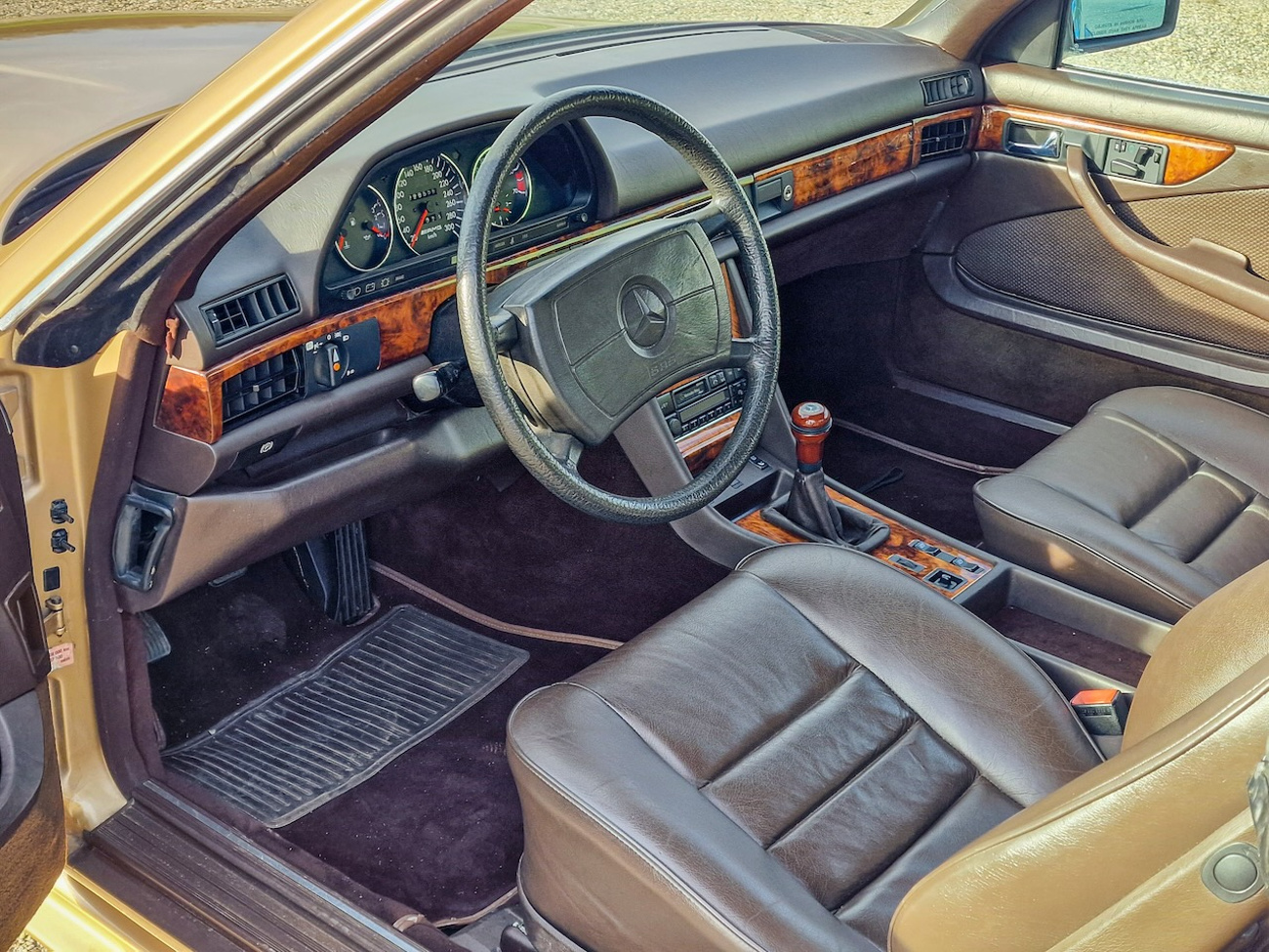 M113k-Powered 1985 Mercedes-Benz 500SEC 6-Speed For Sale | The MB Market
