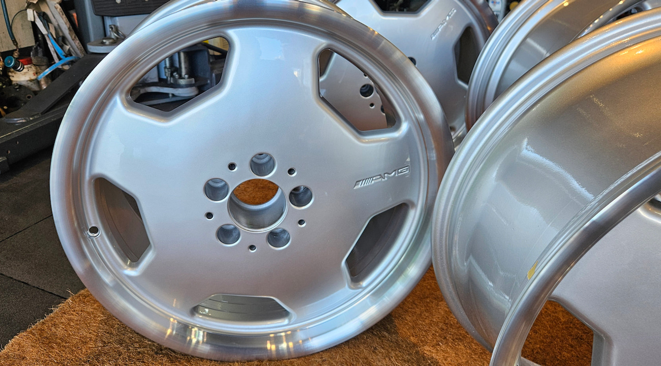 Staggered 18" AMG Aero II Monoblock Wheels for W210/R129 For Sale | The ...