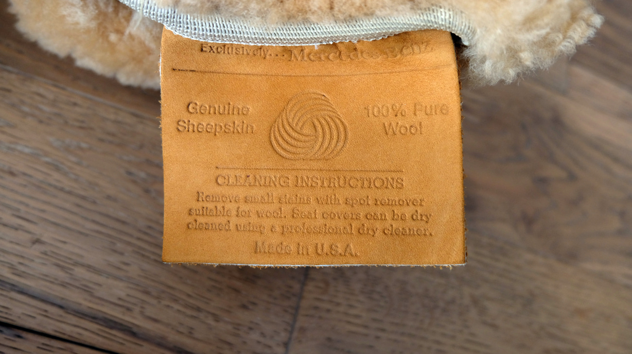 Original Sheep Skin Seat Covers for W126 For Sale | The MB Market