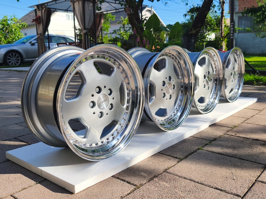 Staggered 2-Piece 17" RH Alurad ZW2 Topline Wheels For Sale | The MB Market