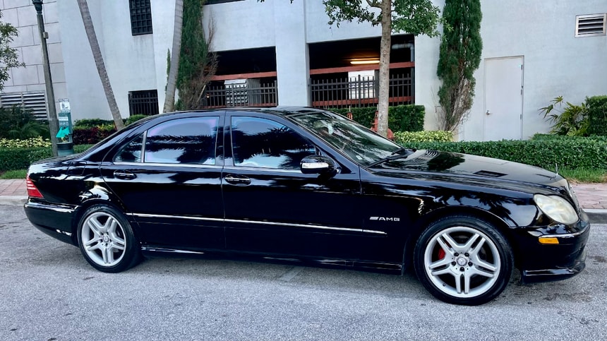 NO RESERVE: 18" Staggered W220/W215 AMG Wheels & Tires For Sale | The ...