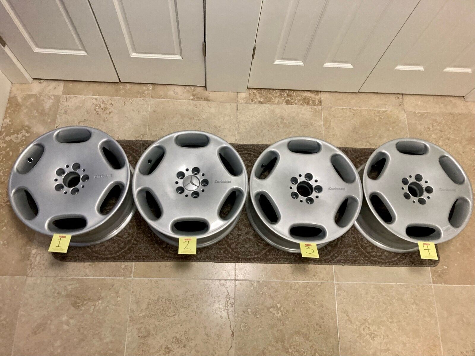 NO RESERVE: 18" Carlsson 1/6 Wheels For Sale | The MB Market