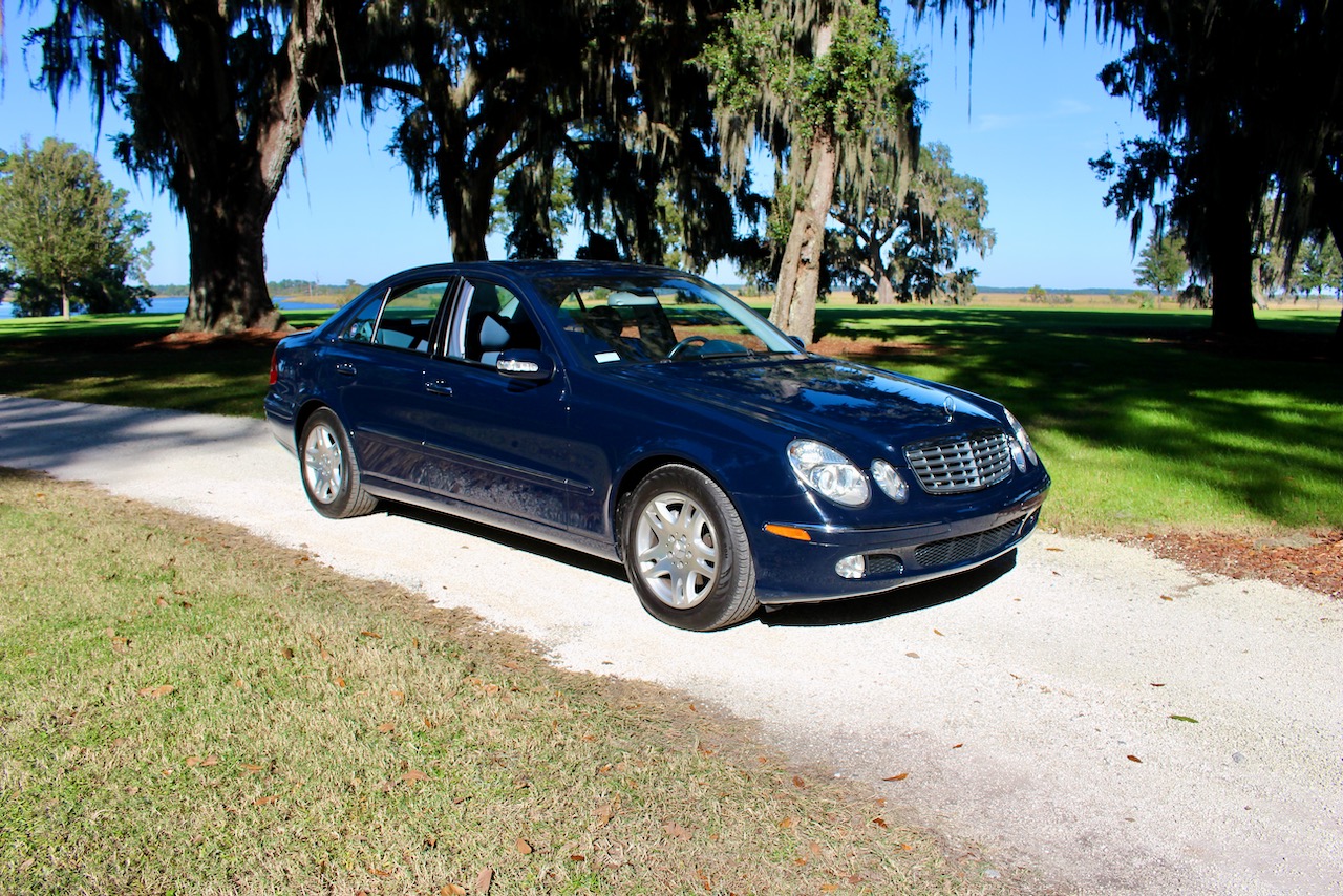 NO RESERVE: Blue over Blue 2003 Mercedes-Benz E320 w/35k Miles For Sale ...