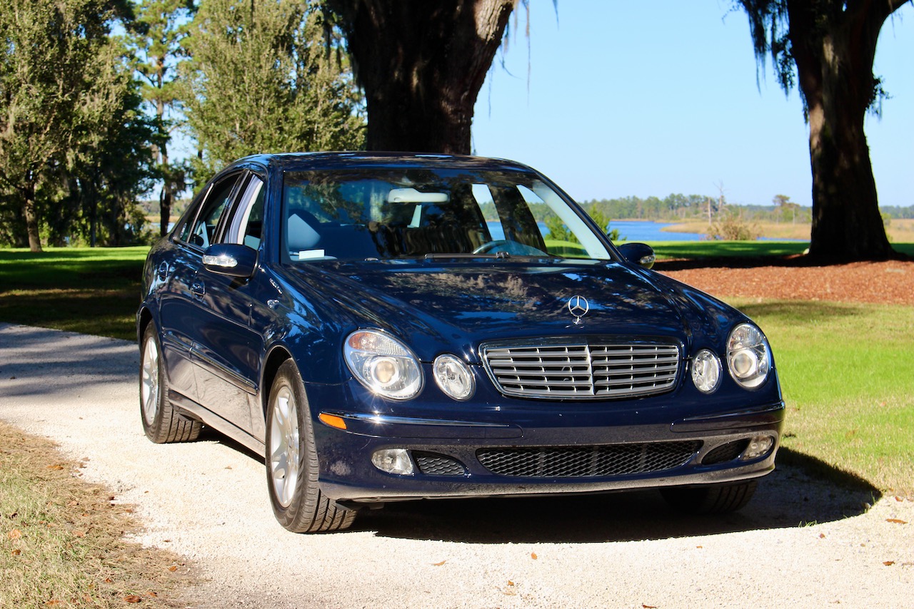 NO RESERVE: Blue over Blue 2003 Mercedes-Benz E320 w/35k Miles For Sale ...