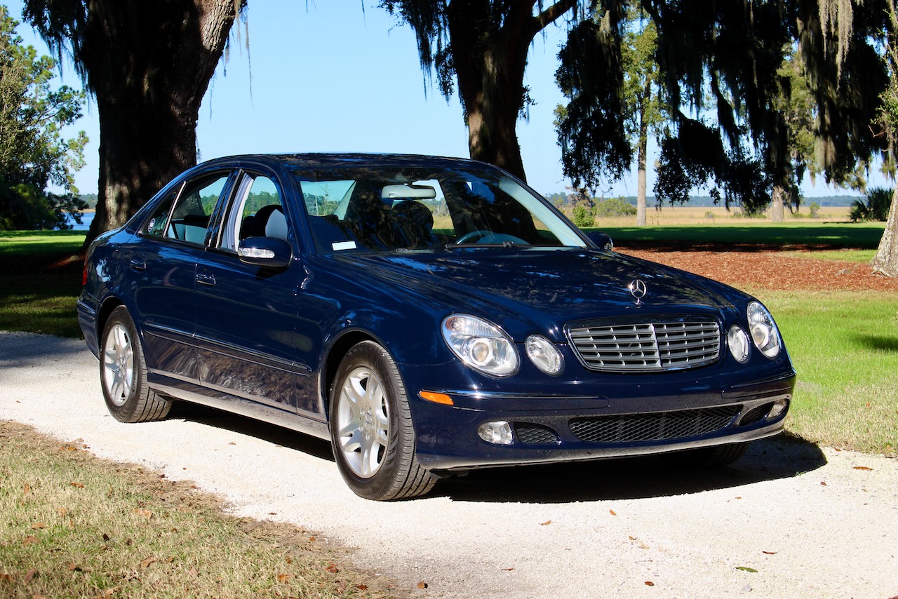 NO RESERVE: Blue over Blue 2003 Mercedes-Benz E320 w/35k Miles For Sale ...