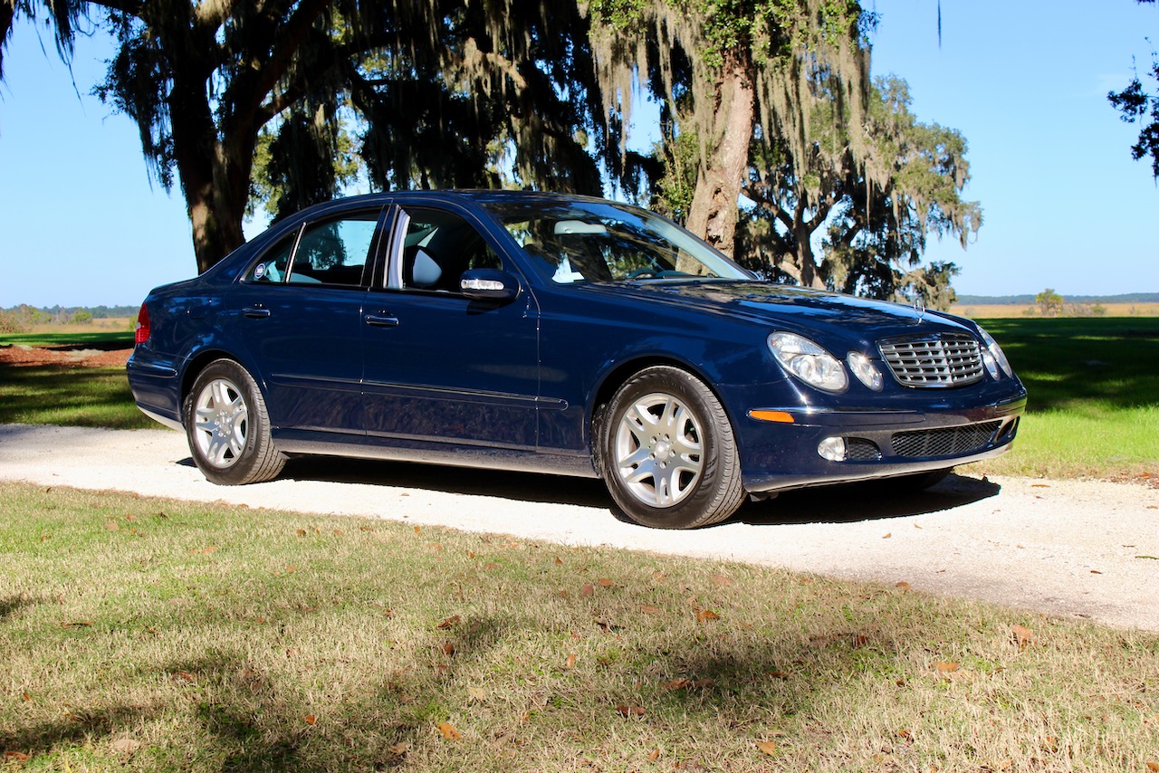 NO RESERVE: Blue over Blue 2003 Mercedes-Benz E320 w/35k Miles For Sale ...