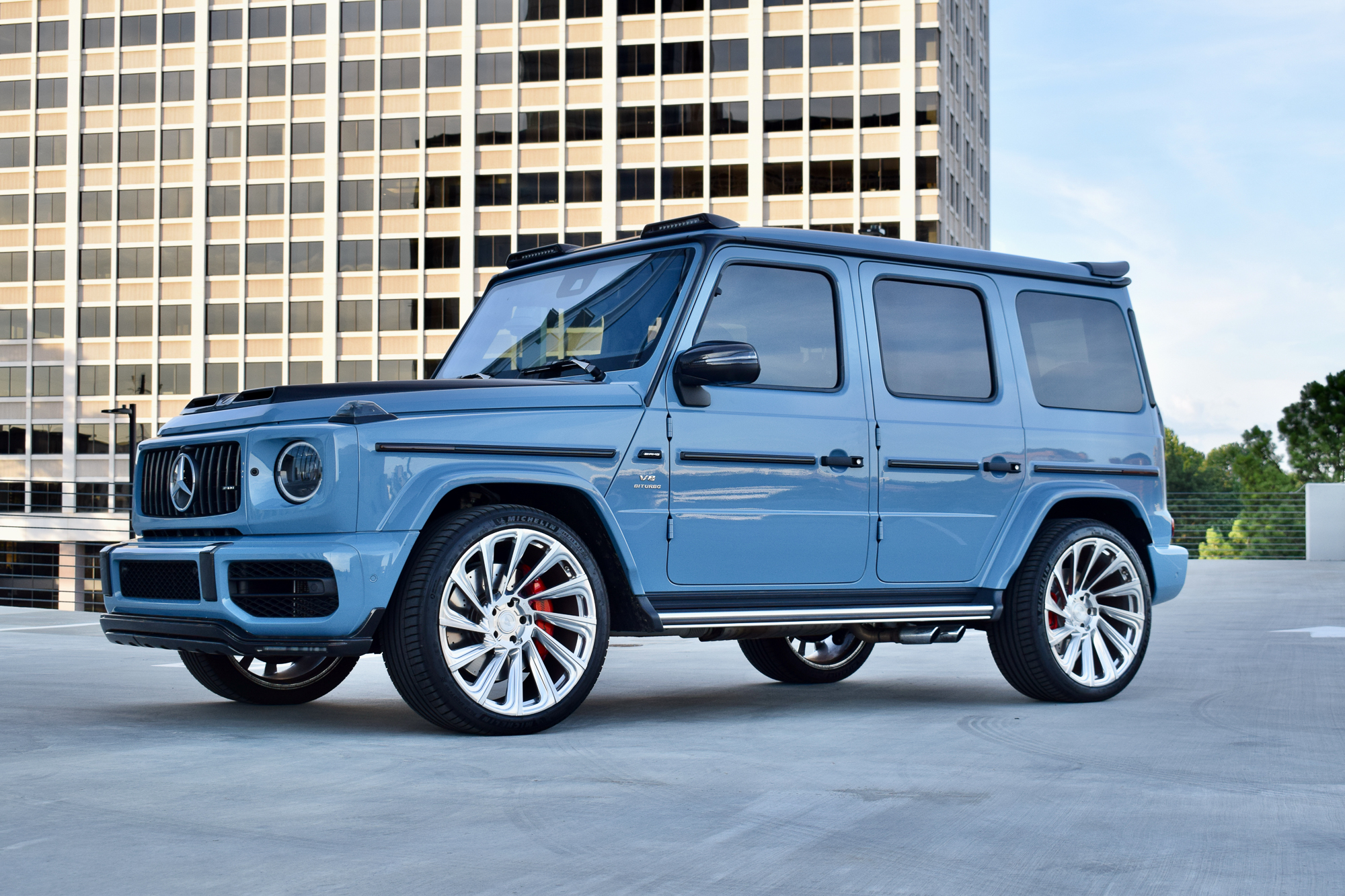 5k-Mile 2021 Mercedes-AMG G63 RENNtech For Sale | The MB Market