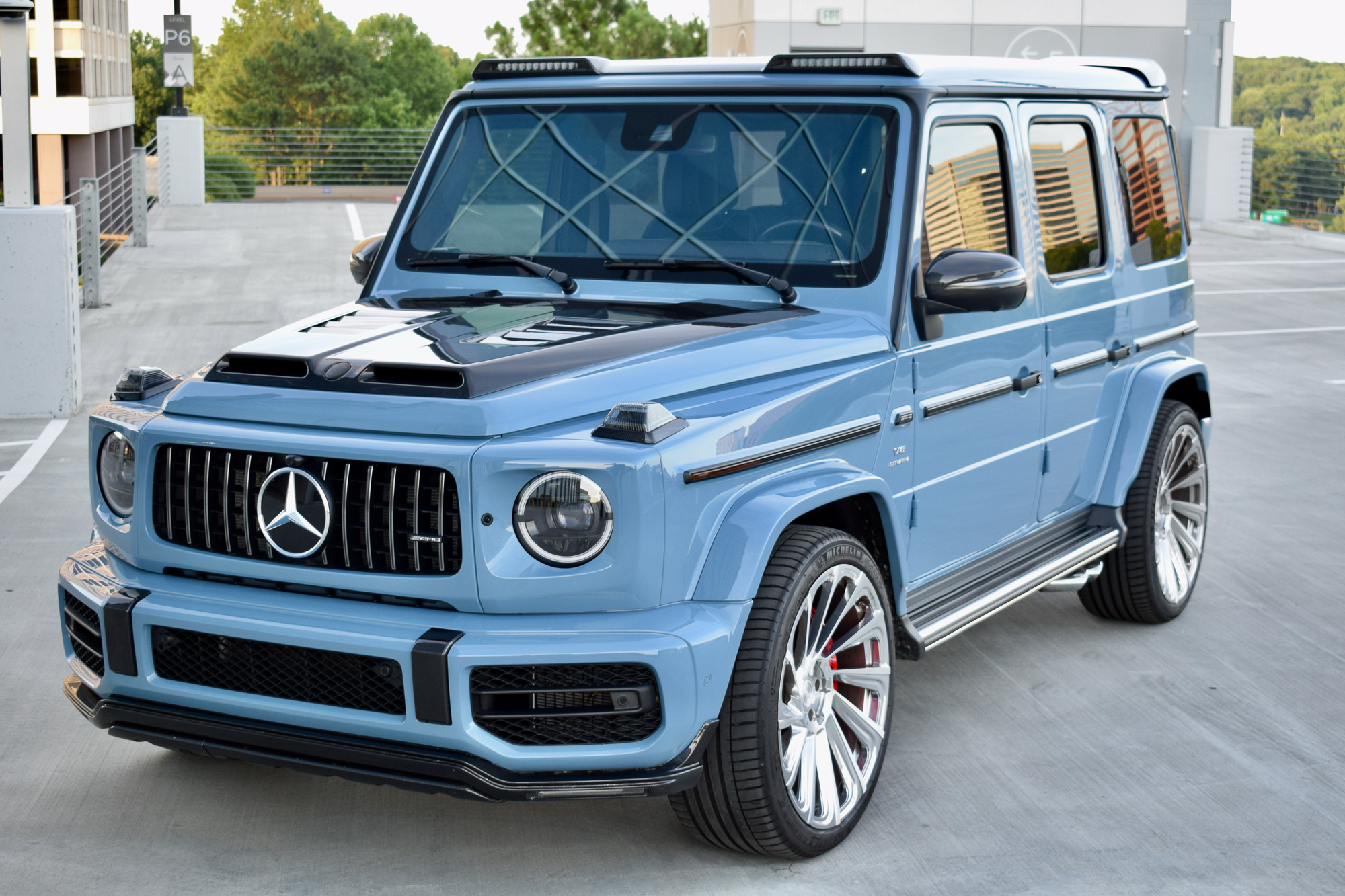 5k-Mile 2021 Mercedes-AMG G63 RENNtech For Sale | The MB Market