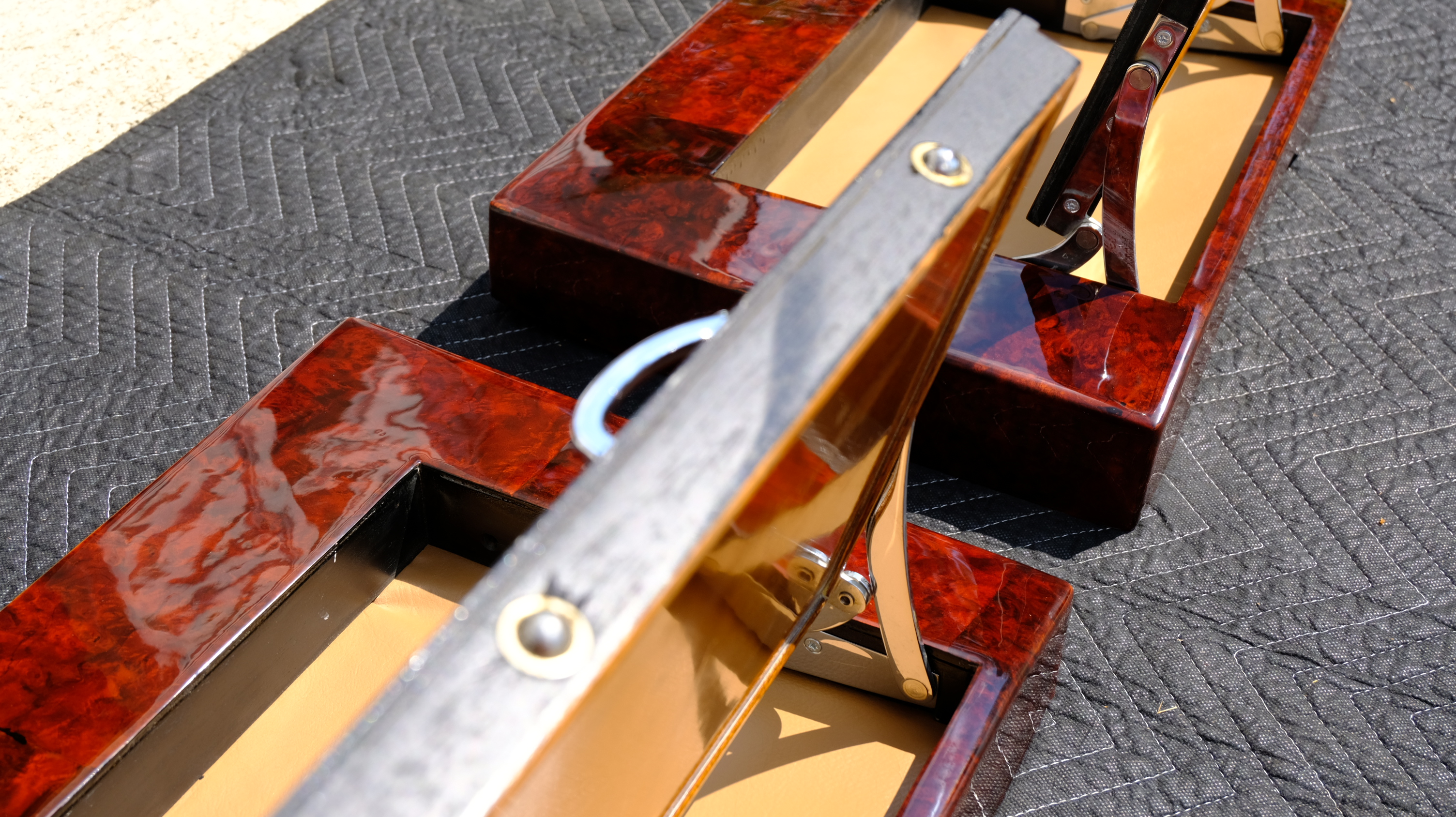 Pre-Merger AMG W126 Wooden Tray Tables and LWB Door Inserts For Sale ...