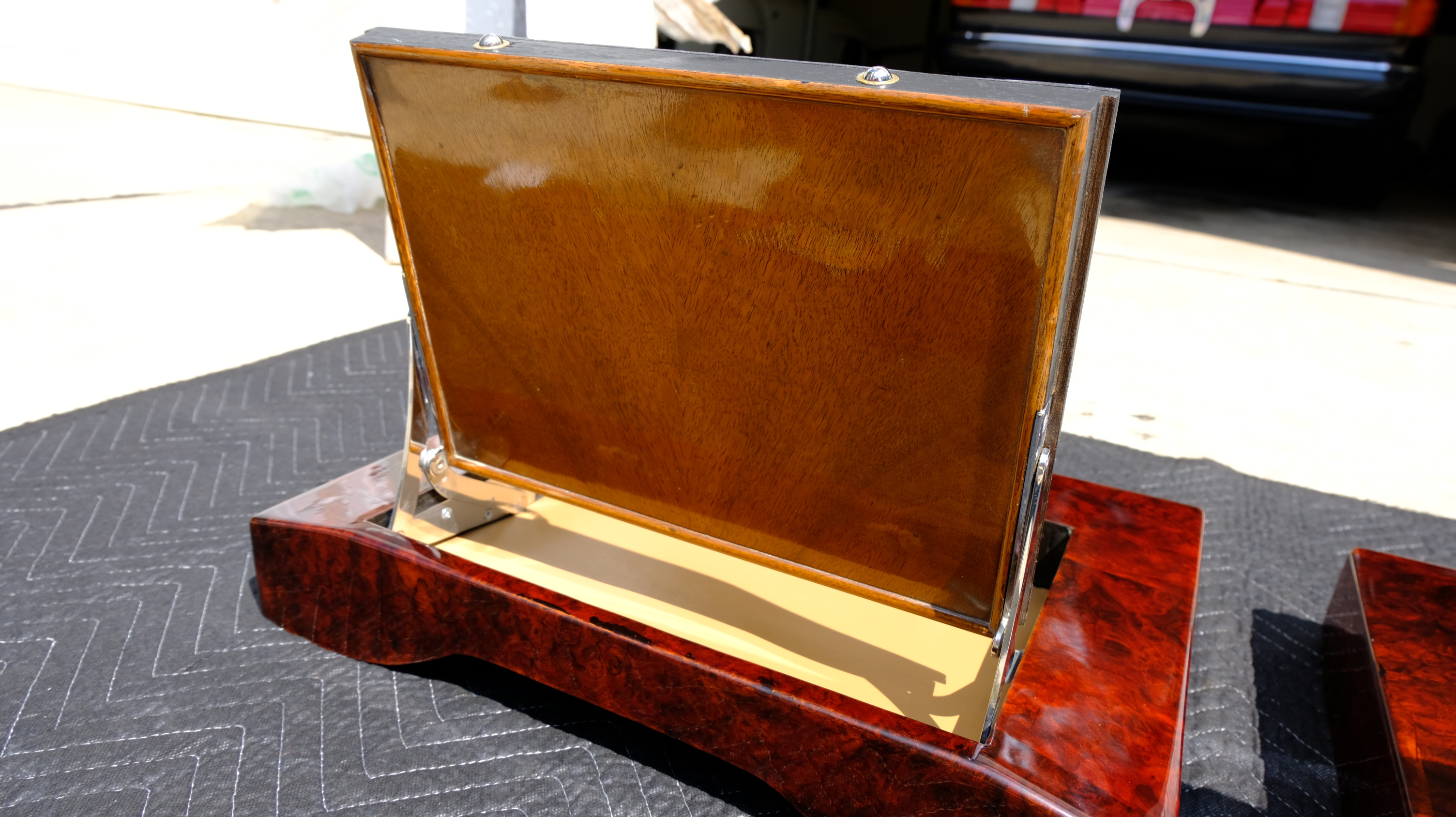 Pre-Merger AMG W126 Wooden Tray Tables and LWB Door Inserts For Sale ...